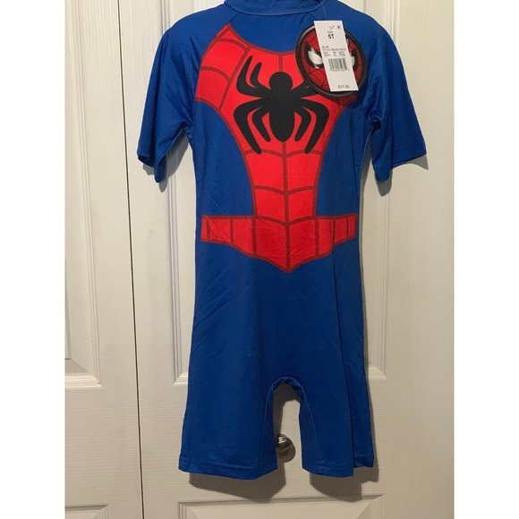 Swim | Toddler Boys Spiderman One Piece Rash Guardblue5t | Poshmark